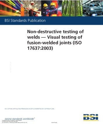 خرید و قیمت دانلود کتاب BS EN ISO 17637:2011 Non-destructive testing of ...