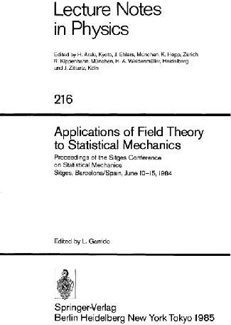 خرید و قیمت دانلود کتاب Applications of Field Theory to Statistical ...