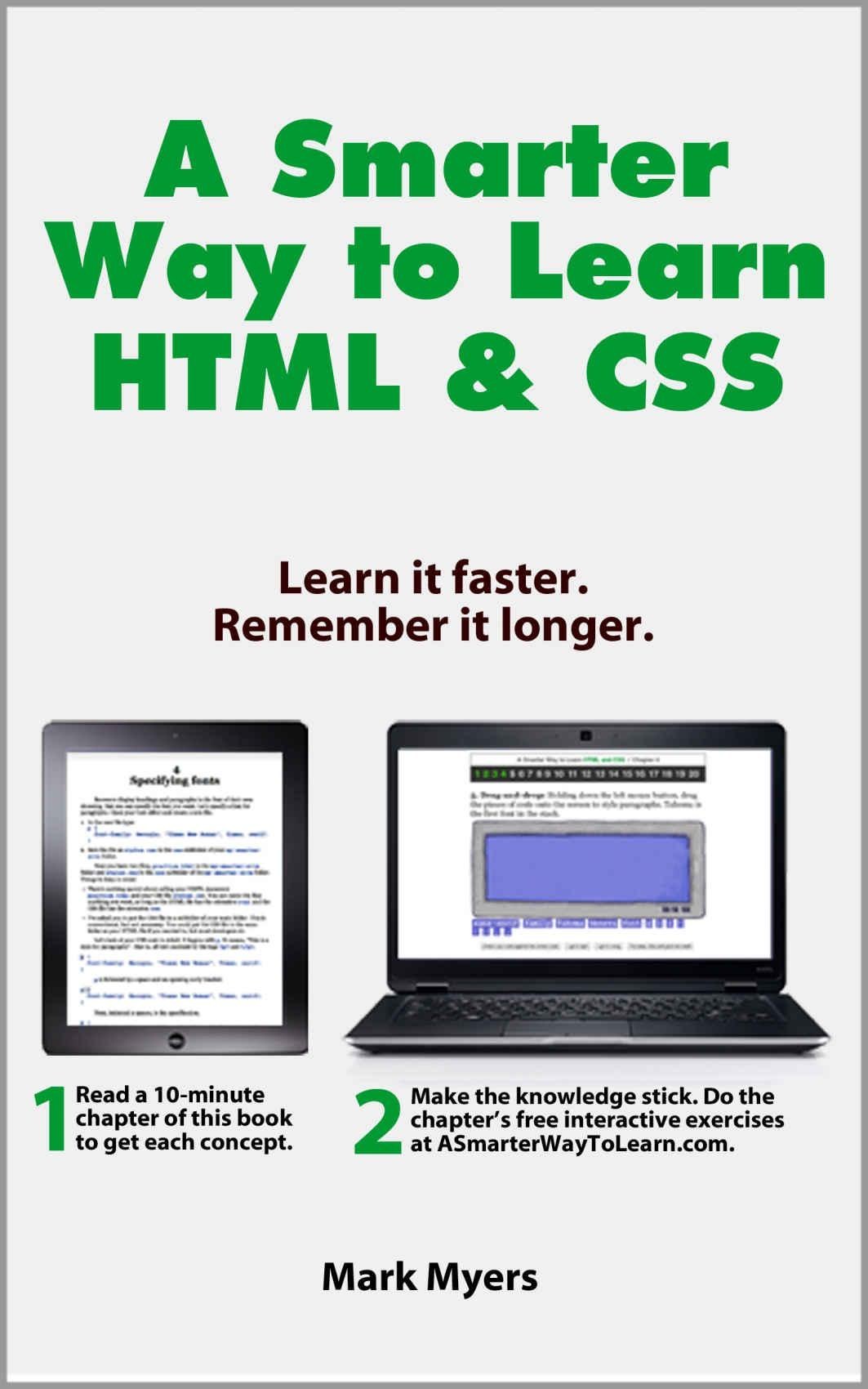 خرید و قیمت دانلود کتاب A Smarter Way To Learn Html And Css Learn It Faster Remember It Longer