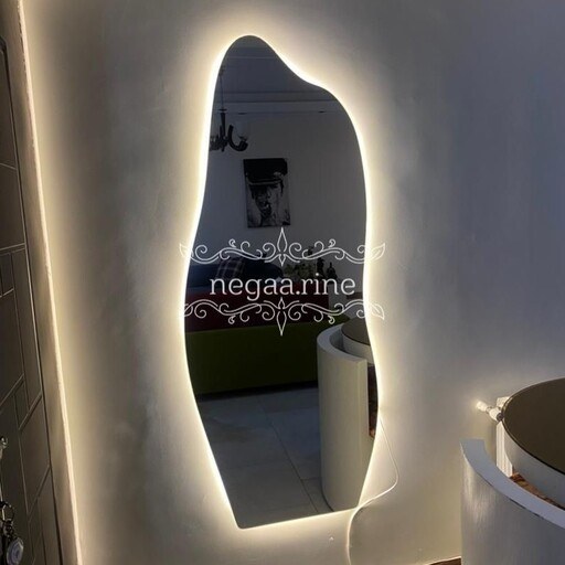 خرید و قیمت آینه قدی دفرمه بک لایت ابعاد 140در 55 | ترب