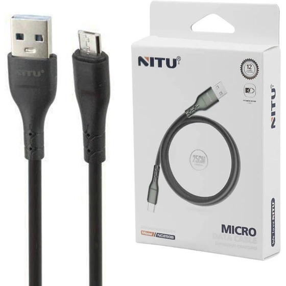 خرید و قیمت کابل USB به Micro-USB نیتو (Nitu) مدل NC250 طول 25 سانتیمتر | ترب