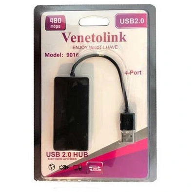 خرید و قیمت هاب 4 پورت Venetolink Usb 2.0 9016 | ترب