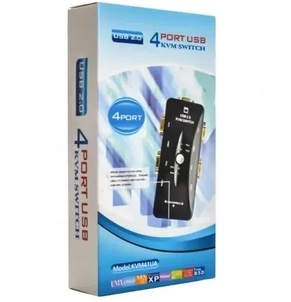 خرید و قیمت سوییچ دستی KVM -41UA 4 PORT VOX | ترب
