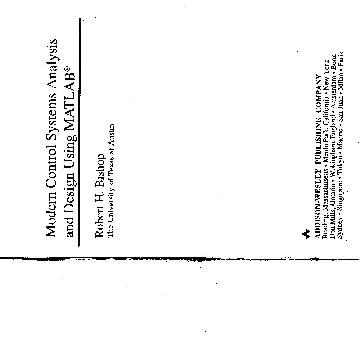 خرید و قیمت دانلود کتاب Modern Control Systems Analysis And Design Using Matlab | ترب
