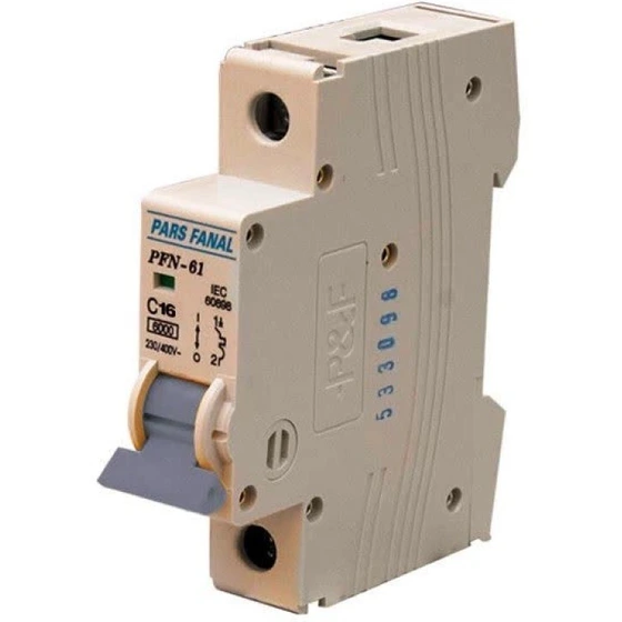 خرید و قیمت فیوز مینیاتوری تکفاز 4 آمپر پارس فانال مدل PFN-61 کد C4 مجموعه 12 عددی | ترب