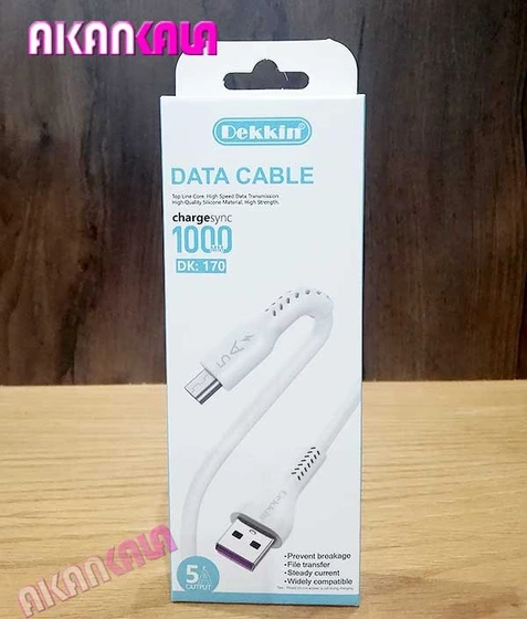 خرید و قیمت کابل شارژر فست میکرو DEKKIN مدل DK-170 “فروش عمده” | ترب