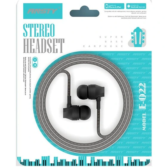 خرید و قیمت هندزفری باسیم انستی ANSTY مدل E-022 | ترب