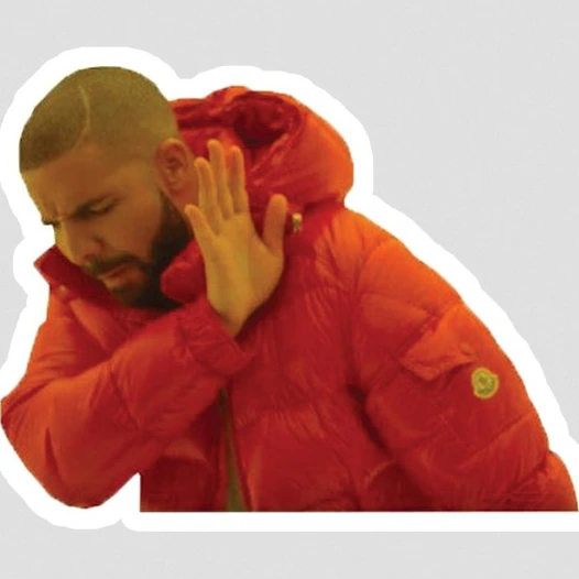 خرید و قیمت استیکر میم دریک Drake meme Dislike | ترب