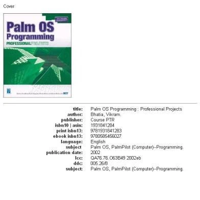 خرید و قیمت دانلود کتاب Palm OS Programming Professional Projects ویرایش 1 | ترب
