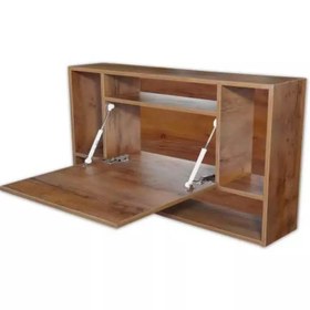 خرید و قیمت میز تحریر دیواری تاشو MDF گردویی | ترب