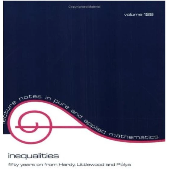 خرید و قیمت دانلود کتاب Inequalities: Fifty years on from Hardy, Littlewood, and Polya | ترب