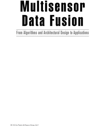خرید و قیمت دانلود کتاب Multisensor data fusion : from algorithms and architectural design to ...