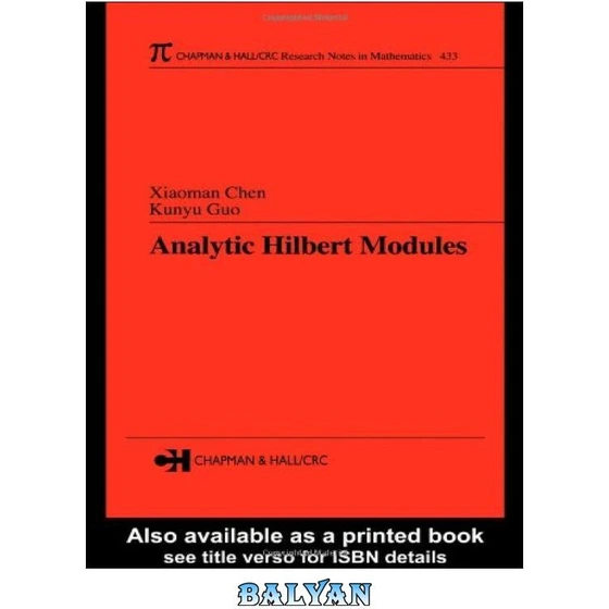 خرید و قیمت دانلود کتاب Analytic Hilbert modules | ترب