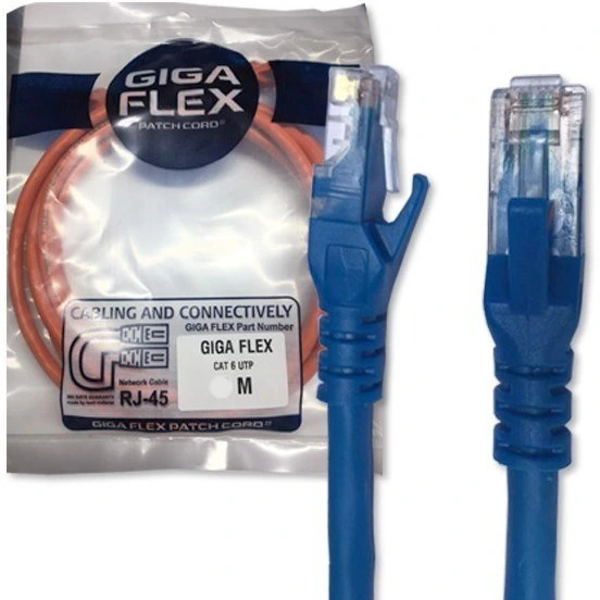 خرید و قیمت کابل شبکه CAT6 UTP متراژ 25 متر برند GIGAFLEX | ترب