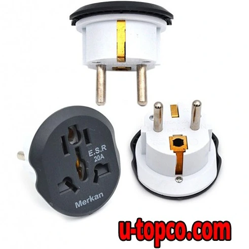 خرید و قیمت تبدیل 3 به 2 برق مرکان (Merkan) ارت دار Grade A مدل B.M.A | ترب