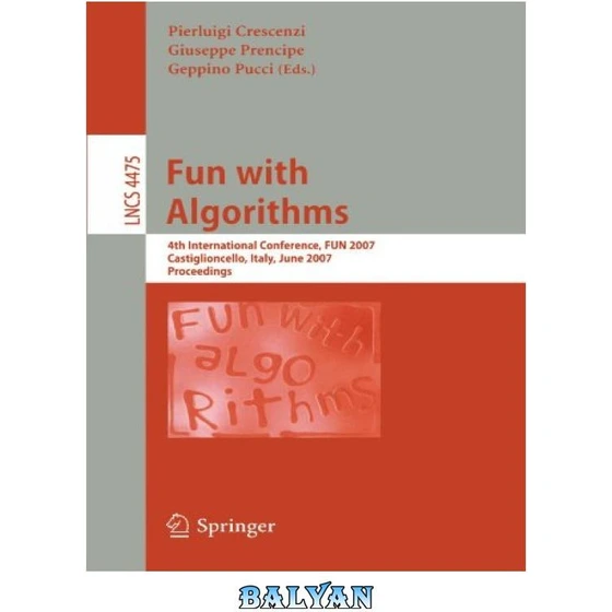 خرید و قیمت دانلود کتاب Fun with Algorithms: 4th International Conference, FUN 2007 ...