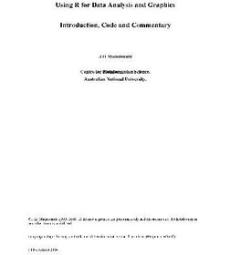 خرید و قیمت دانلود کتاب Using R for Data Analysis and Graphics | ترب