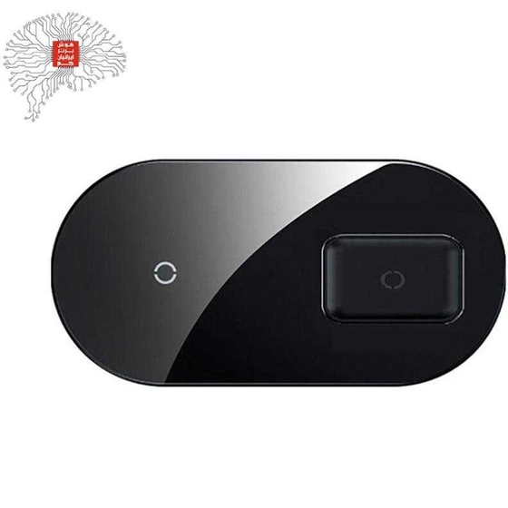 خرید و قیمت شارژر بی سیم باسئوس مدل Simple 2 in 1 Turbo Edition | ترب
