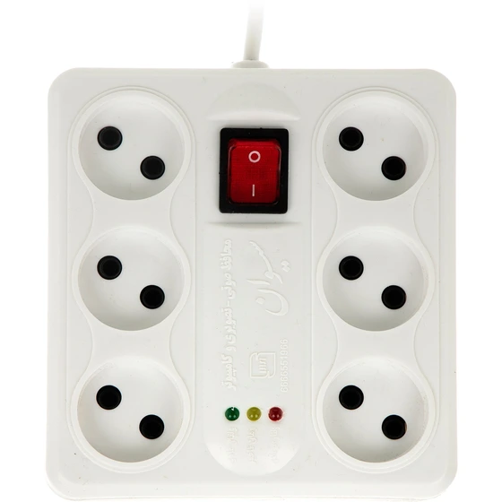 خرید و قیمت محافظ و چندراهی برق مدل SIVAN 6 port 3m | ترب