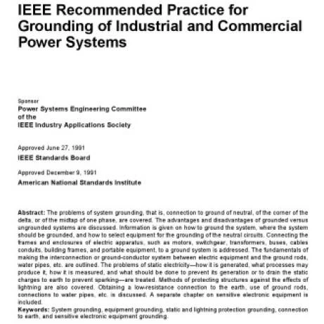 خرید و قیمت دانلود کتاب IEEE Std 142-1982, IEEE Recommended Practice ...