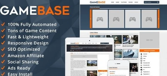 خرید و قیمت دانلود اسکریپت PHP دیتابیس بازی های ویدئویی GameBase | ترب