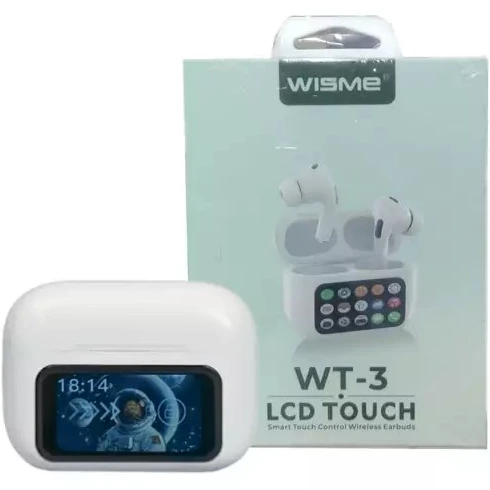 خرید و قیمت هندزفری بلوتوثی مدل ایرپاد پرو نمایشگردار لمسی ویسمی Wisme مدل WT-3 | ترب