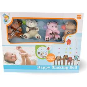 خرید و قیمت آویز تخت پولیشی موزیکال کودک Happy Shaking Bell مدل D122 | ترب
