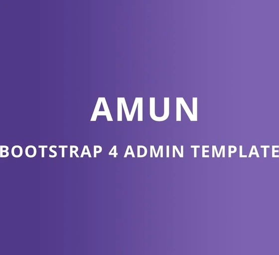 خرید و قیمت قالب مدیریت حرفه ای Bootstrap 4 Admin Template – Amun | ترب