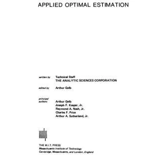 خرید و قیمت دانلود کتاب Applied optimal estimation 1974 | ترب