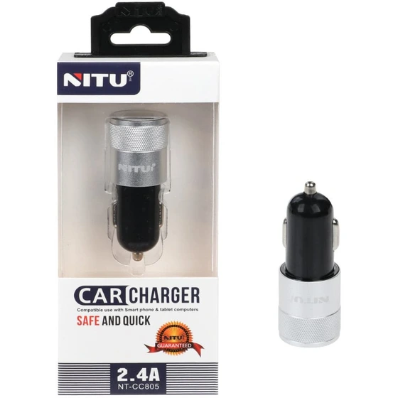 خرید و قیمت شارژر فندکی 2 پورت نیتو NITU NT-CC805 | ترب