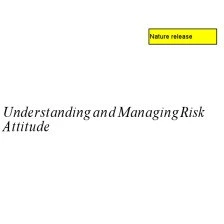 خرید و قیمت دانلود کتاب Understanding And Managing Risk Attitude 2005 | ترب