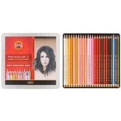 خرید و قیمت Kohinoor Polycolor Artist Dry Crayons 24 Colors PORTRAIT ...