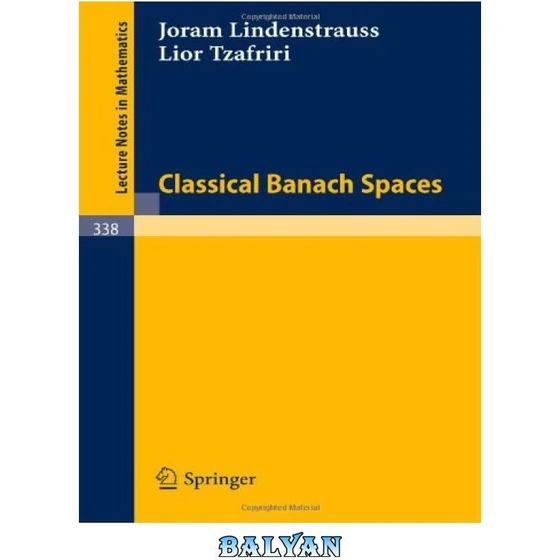 خرید و قیمت دانلود کتاب Classical Banach Spaces | ترب
