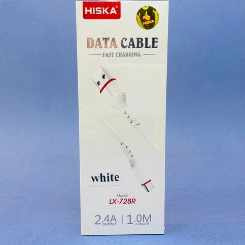 خرید و قیمت کابل شارژ تایپ سی هیسکا فست شارژ 1 متری HISKA LX 728 CABLE | ترب