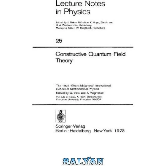 خرید و قیمت دانلود کتاب Constructive Quantum Field Theory | ترب