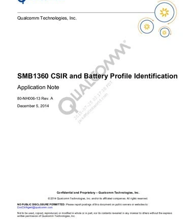خرید و قیمت دانلود کتاب SMB1360 CSIR and Battery Profile Identification. Application Note 80 ...