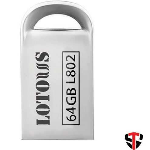 خرید و قیمت فلش مموری لوتوس مدل L802 ظرفیت 64 گیگابایت نقره ای | ترب