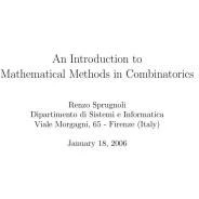خرید و قیمت دانلود کتاب An Introduction to Mathematical Methods in Combinatorics | ترب