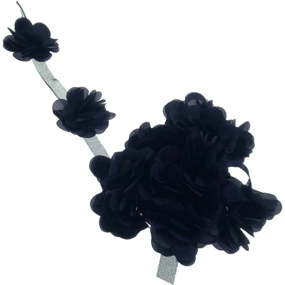 خرید و قیمت نوار یراق سرمه ای مدل Y5358 طول 2 متر | ترب