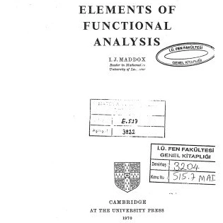 خرید و قیمت دانلود کتاب Elements of Functional Analysis 1St Edition | ترب