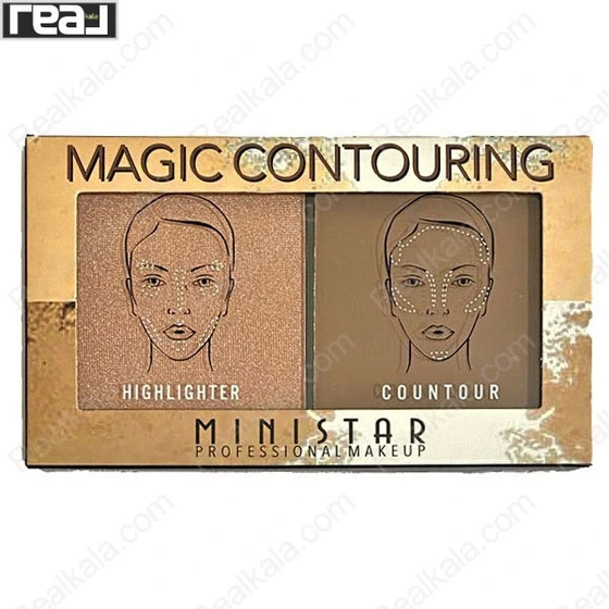 خرید و قیمت پالت کانتور هایلایتر مینی استار شماره 105 Ministar Magic ...