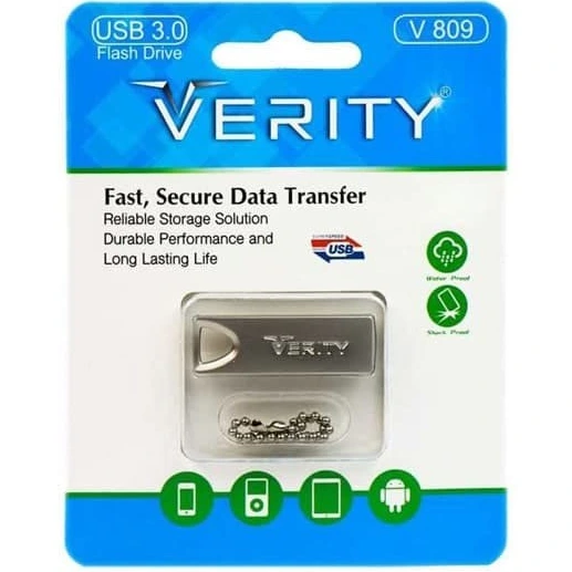 خرید و قیمت فلش مموری 16 گیگ USB 3.0 VERITY مدل V809 | ترب
