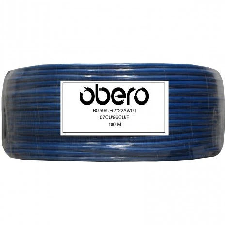 خرید و قیمت کابل ترکیبی 07 - 96 رشته Obero حلقه 100 متری (صادراتی آبی ...