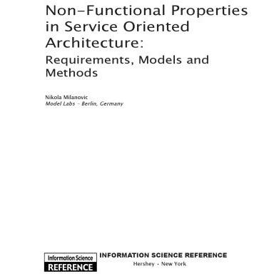 خرید و قیمت دانلود کتاب Non-functional properties in service oriented architecture ...