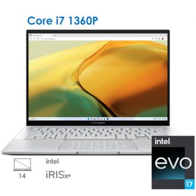 خرید و قیمت لپ تاپ ایسوس زنبوک 2023 مدل ASUS Zenbook X14 UX3402V i7 ...