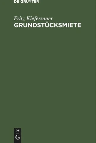 خرید و قیمت دانلود کتاب Grundstücksmiete: Mieterschutz ...