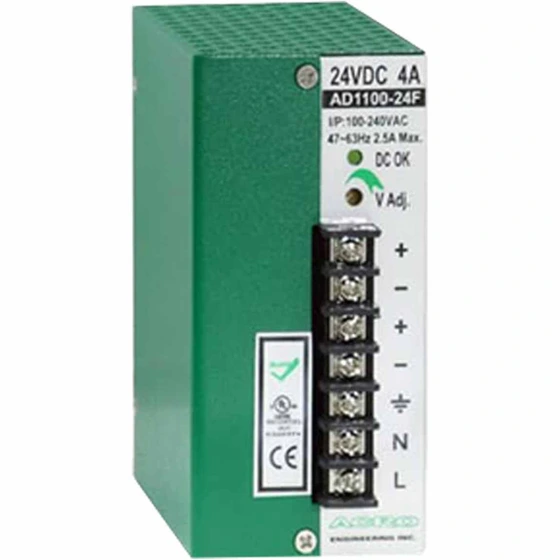 خرید و قیمت منبع تغذیه سوئیچینگ 4 آمپر 24 ولت آکرو مدل AD1100-24F | ترب