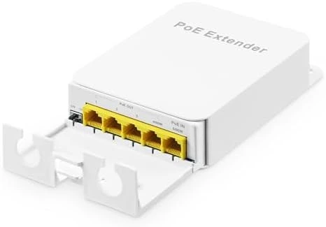 خرید و قیمت External Passthrough Gigabit PoE Switch, 1 PoE in 4 PoE Out ...