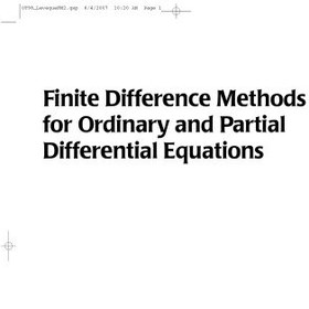خرید و قیمت دانلود کتاب Finite Difference Methods for Ordinary and ...