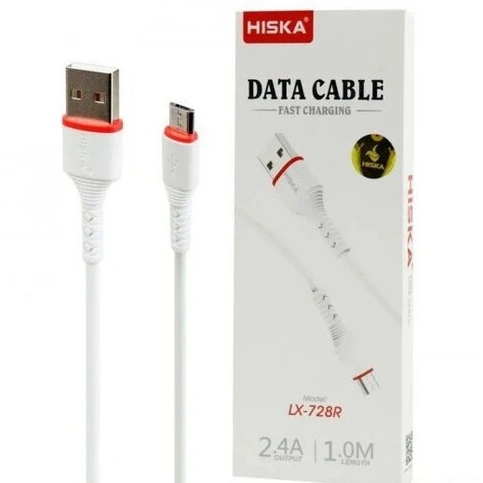 خرید و قیمت کابل تایپ سی (Type-C) هیسکا (HISKA) طول 1 متر مدل LX-728R | ترب